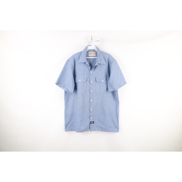 Dickies | Shirts | Vintage 9s Dickies Mens Large Distressed Chambray ...